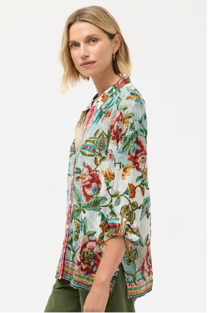 Audrey Blouse in Gillian by Johnny Was – Mister Darcy